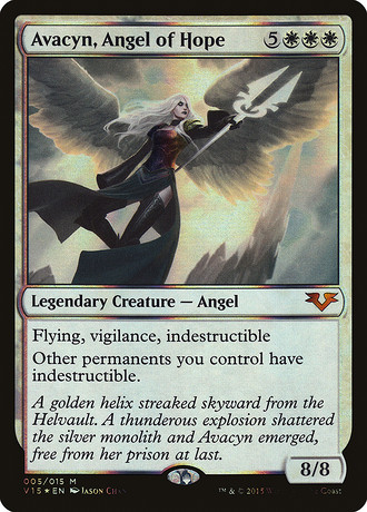 Avacyn, Angel of Hope - Innistrad Remastered - Borderless Poster ...